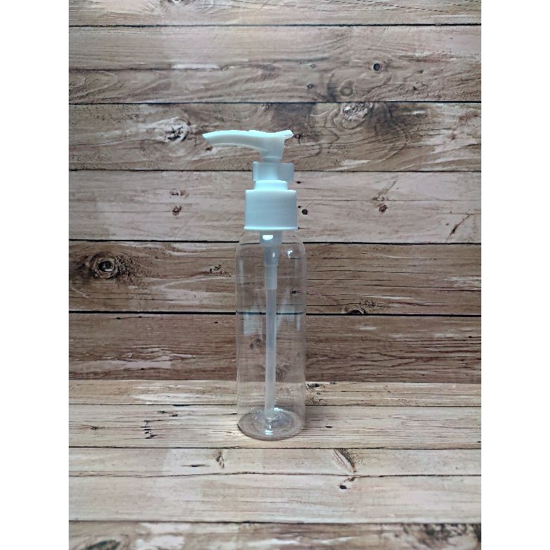 Jual BOTOL PET 100 ML NATURAL TUTUP PUMP / BOTOL PUMP 100 ML PUTIH | Shopee Indonesia