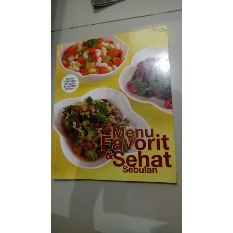 Jual Buku Resep Menu Favorit & Sehat Sebulan | Shopee Indonesia