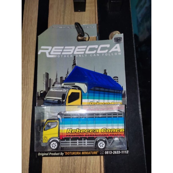 Jual Miniature Truck Rebecca Rainbow Skala 64 | Shopee Indonesia