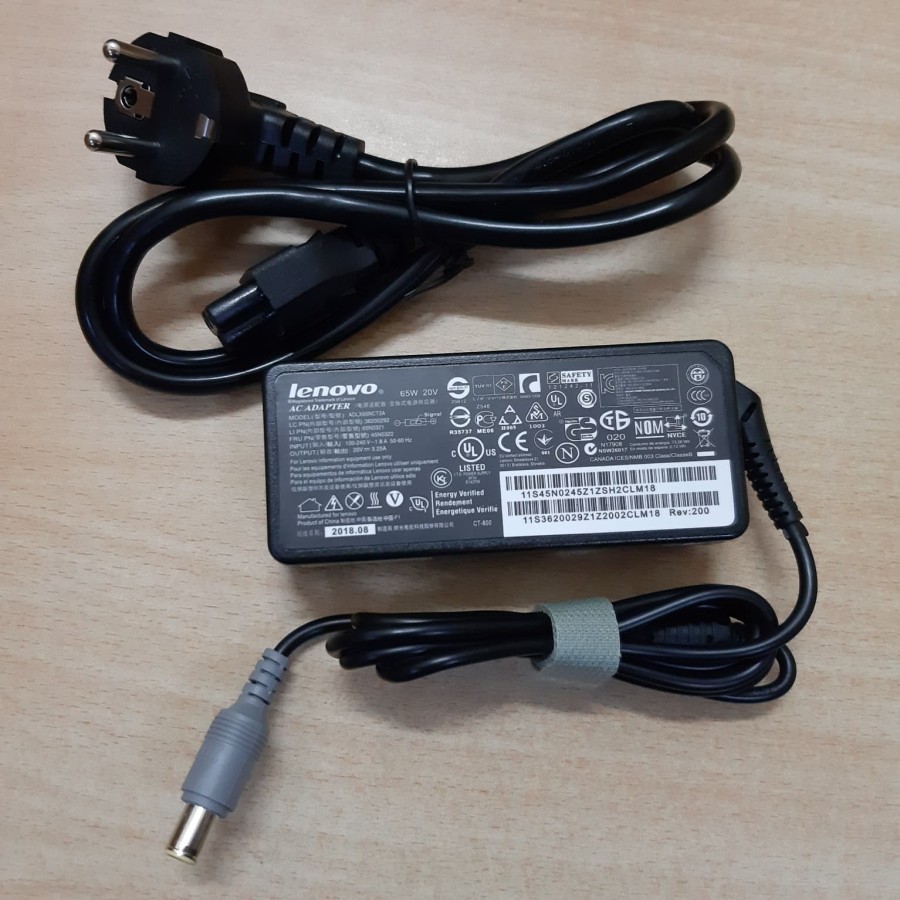 Jual Adapter Charger Laptop Lenovo Thinkpad T520 T530 E545 T61 X140e ...