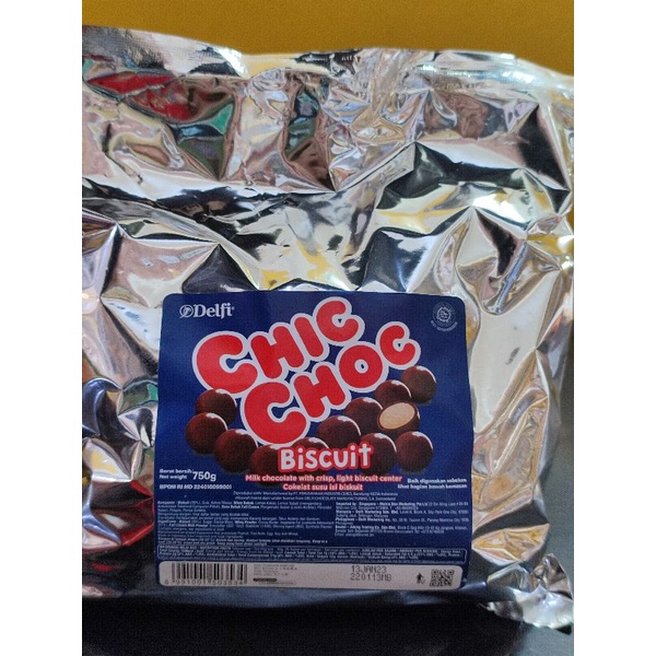 Jual Cokelat Chic Choc Biscuit By Delfi - 750g | Shopee Indonesia