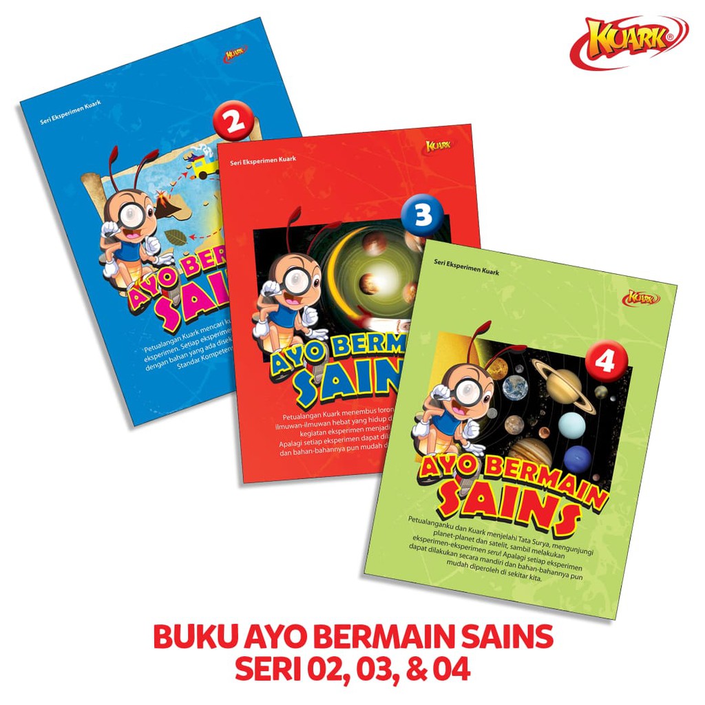 Jual KUARK Paket 3 buku Ayo Bermain Sains Seri 2, 3, dan 4 | Shopee ...