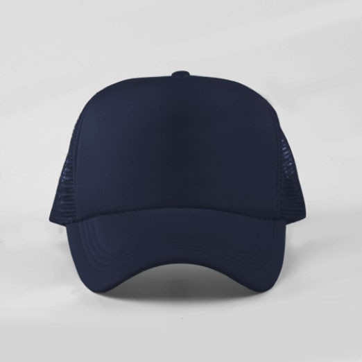 Jual Topi Trucker Jaring Polos Baseball Navy/Biru Dongker By Truckerku ...