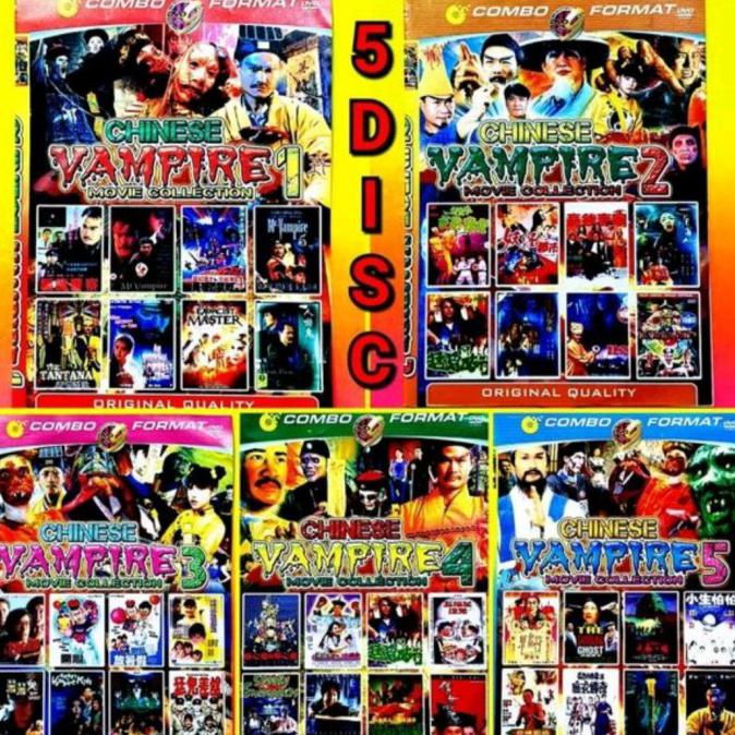 Jual Kaset Dvd Movie Koleksi Lengkap Film Chinese Vampire 5 Disc ...