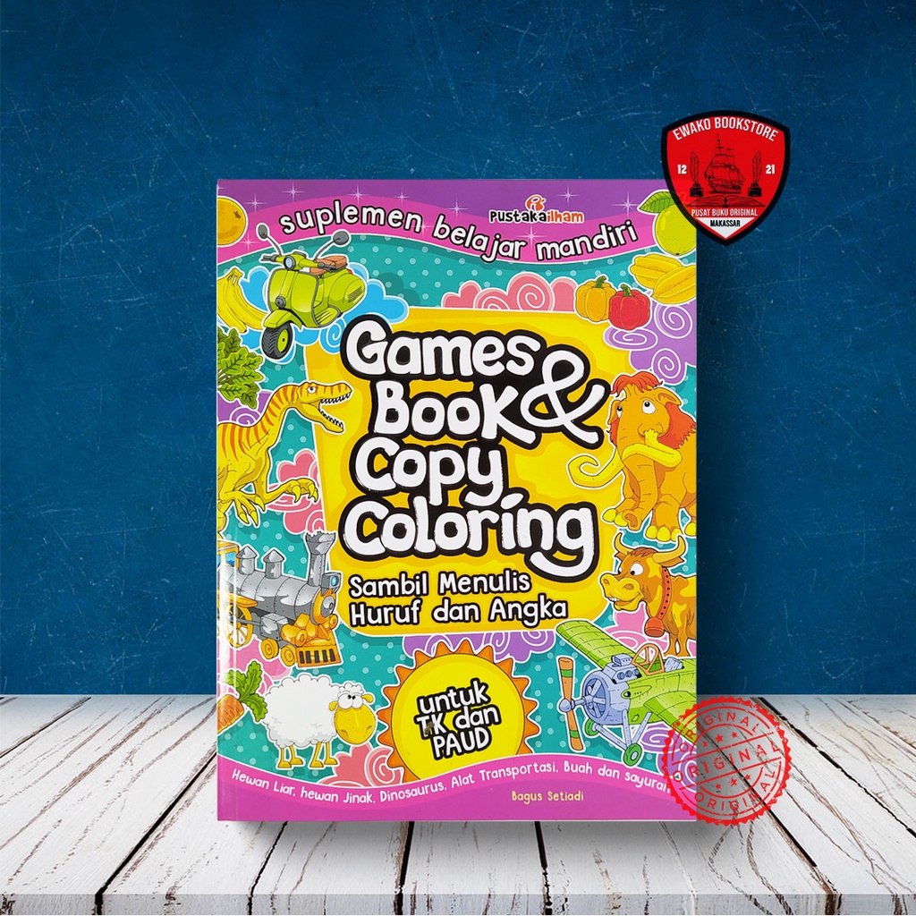 Jual BUKU ANAK TK PAUD - BUKU MEWARNAI ANAK - GAMES BOOK & COPY ...