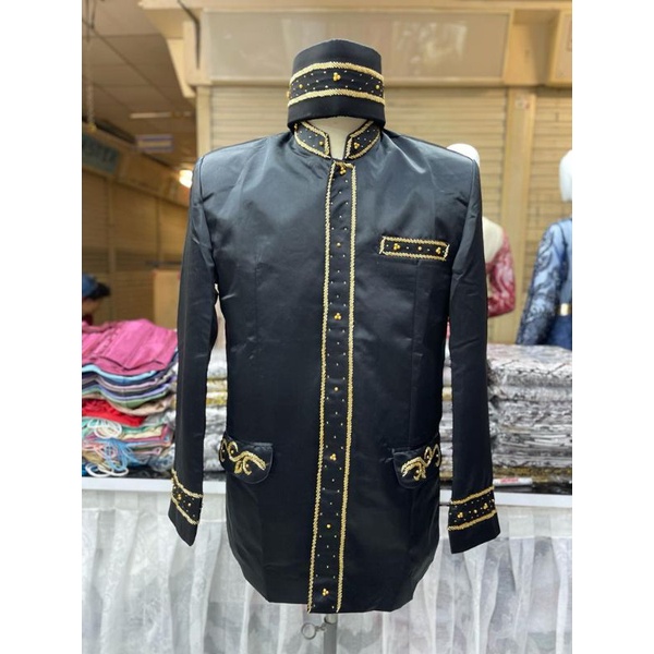 Jual beskap besan / beskap bapak lengkap | Shopee Indonesia