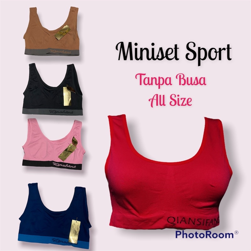 Jual MINISET BRA / MINI SET BH SPORT IMPORT || SPORT BRA | Shopee Indonesia