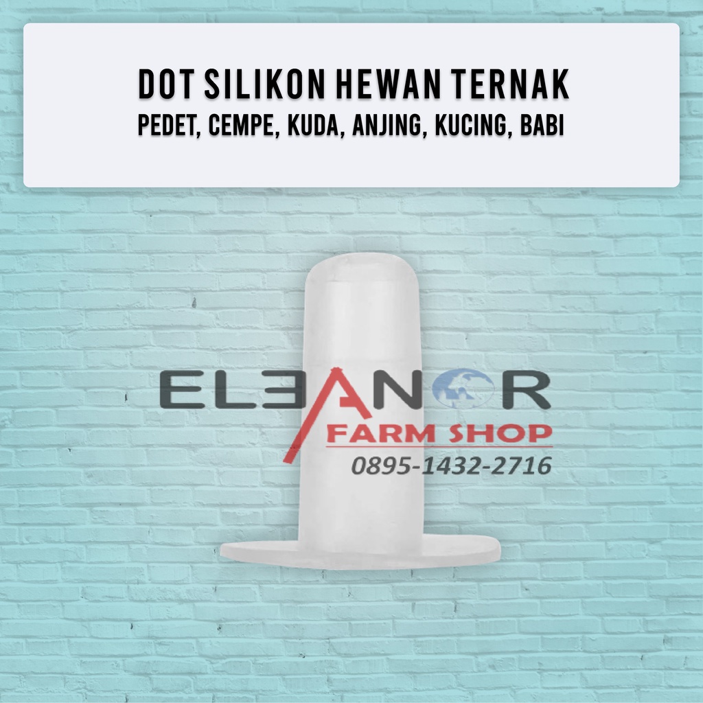 Jual Dot Botol Minum Susu Sapi Pedet anak sapi Kuda Kerbau Dot silikon ...