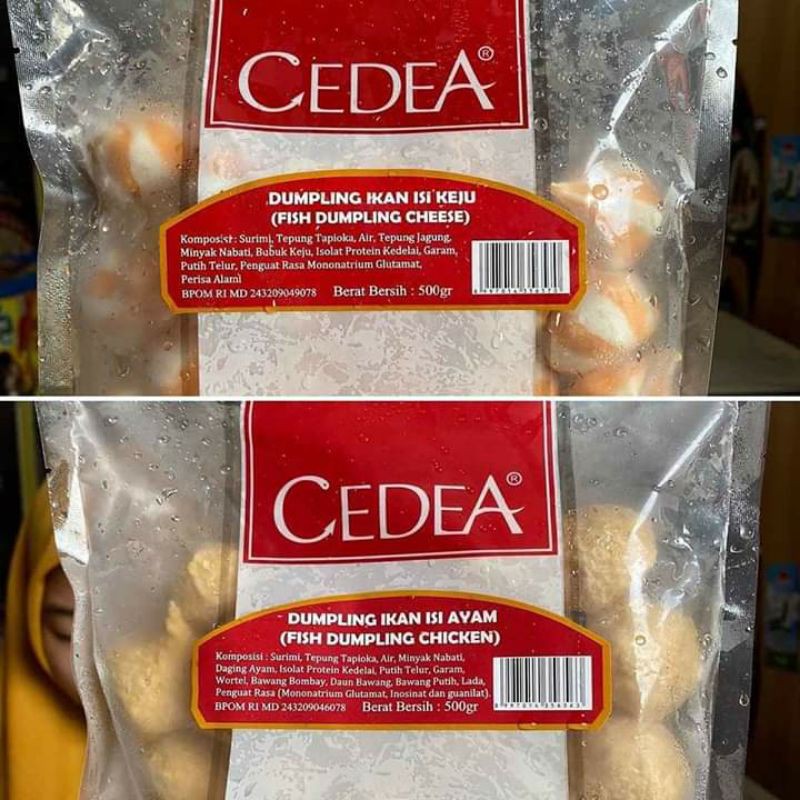 Jual Cedea Dumpling Cheese/Dumpling Keju & ayam 500gr Indonesia|Shopee ...