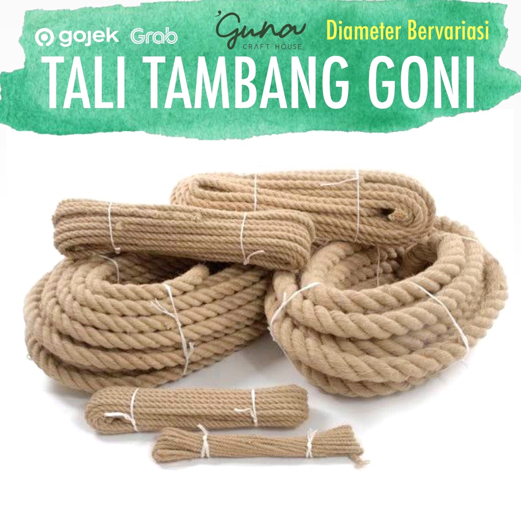 Jual Tali Tambang Tali Goni Tambang Tali Serat Goni 24 mm Meteran ...