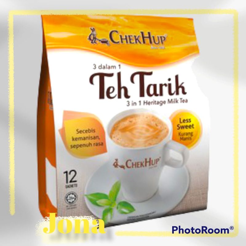 Jual Chek hup teh tarik 3in1 heritage milk tea less sweet malaysia ...