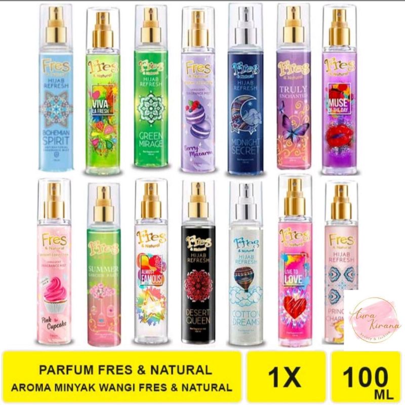 Jual Fress Fres parfum dan natural hijab refresh 100ml | Shopee Indonesia