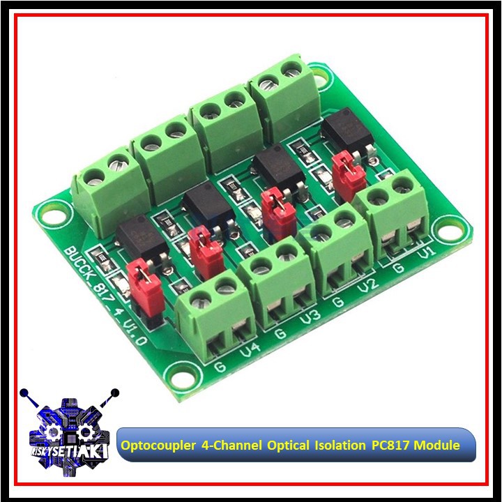 Jual Optocoupler 4-Channel Optical Isolation PC817 Module | Shopee ...