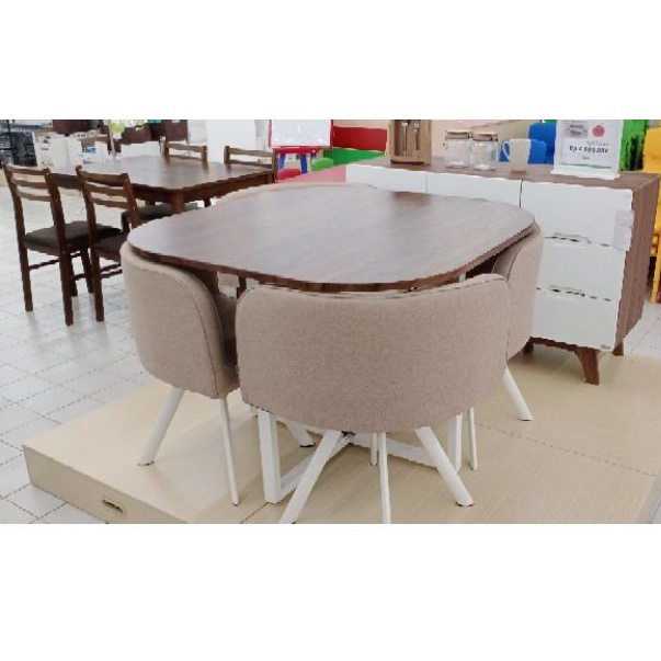 Jual Meja makan set 4 kursi dutton informa | Shopee Indonesia