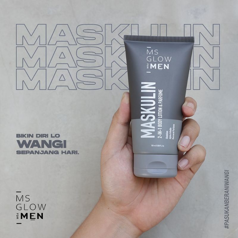 Jual Maskulin Body Lotion + Parfum For Men | Shopee Indonesia