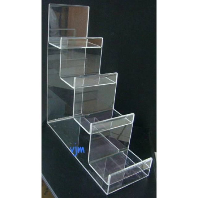 Jual Akrilik display tas 4susun besar, tempat tas acrylic 4 susun ...