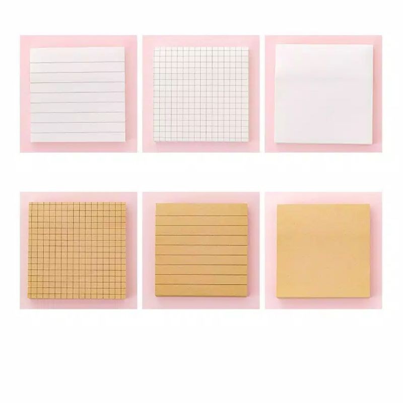Jual memo stickynote coklat dan putih isi 50lembar | Shopee Indonesia