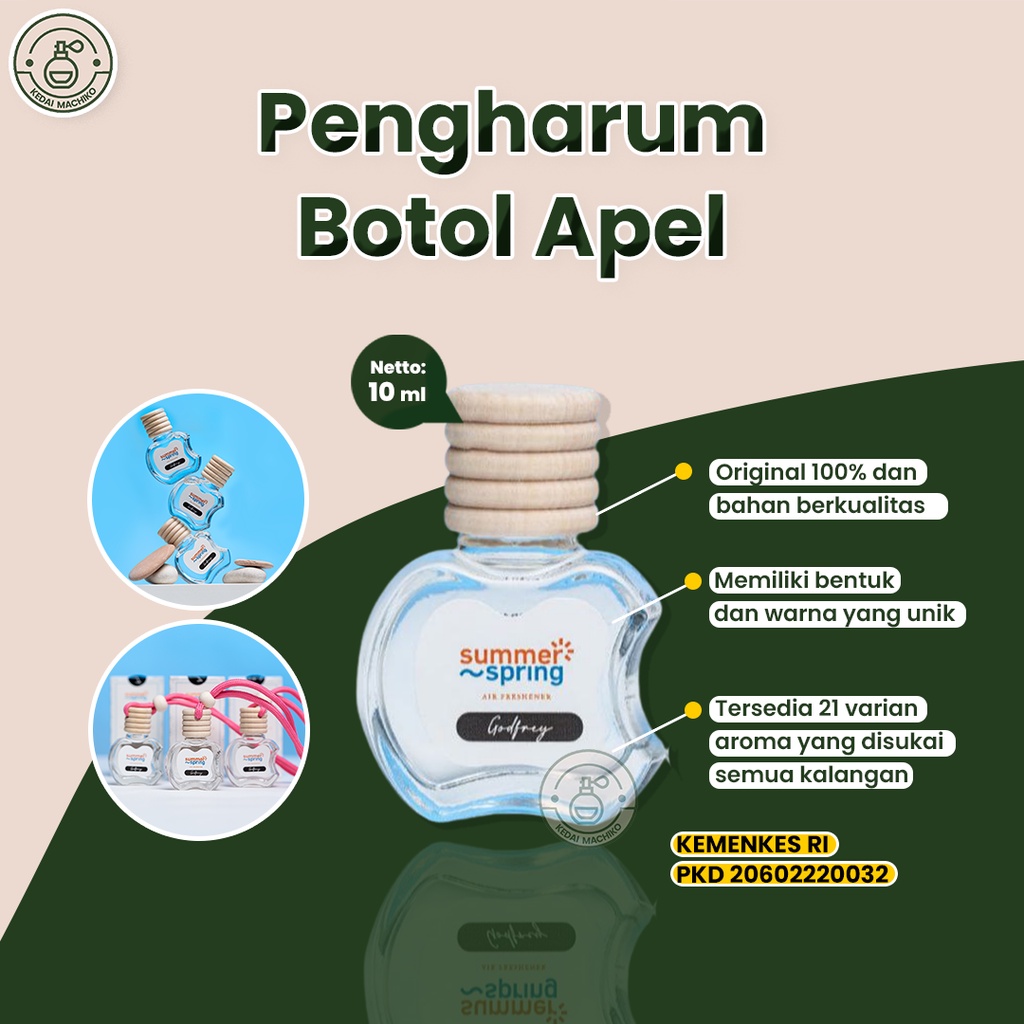 Jual Pengharum Ruangan Botol Apel Summerspring Parfum Mobil Mewah ...