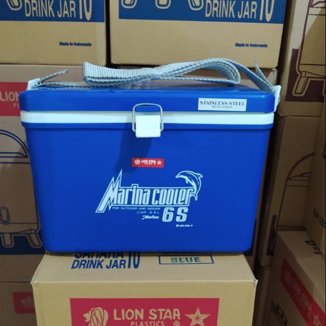 Jual LION STAR Marina Cooler 6S Box Ice kotak tempat Es 6S 5,5 Liter | Shopee Indonesia