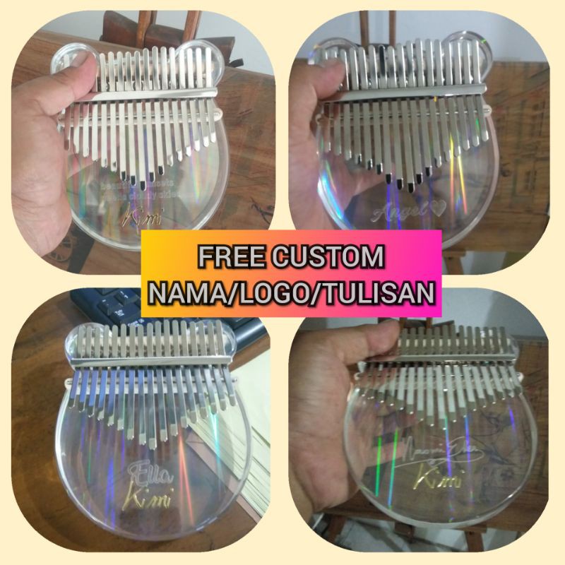 Jual kalimba kimi,kalimba rainbow,kalimba akrilik,kimi acrilic,kalimba ...