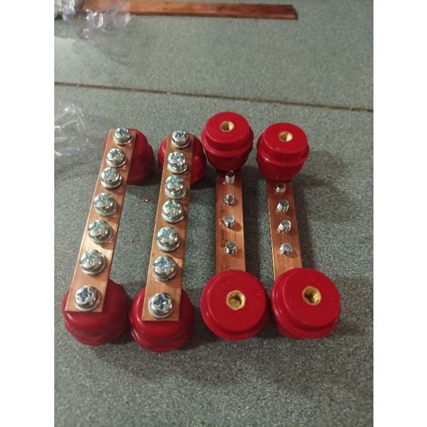 Jual busbar tembaga 5mm x 30mm x 150mm - busbar grounding - tembaga ...