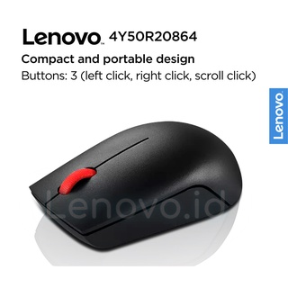 Jual Lenovo Essential Compact Wireless Mouse L300 4Y50R20864 Optical ...
