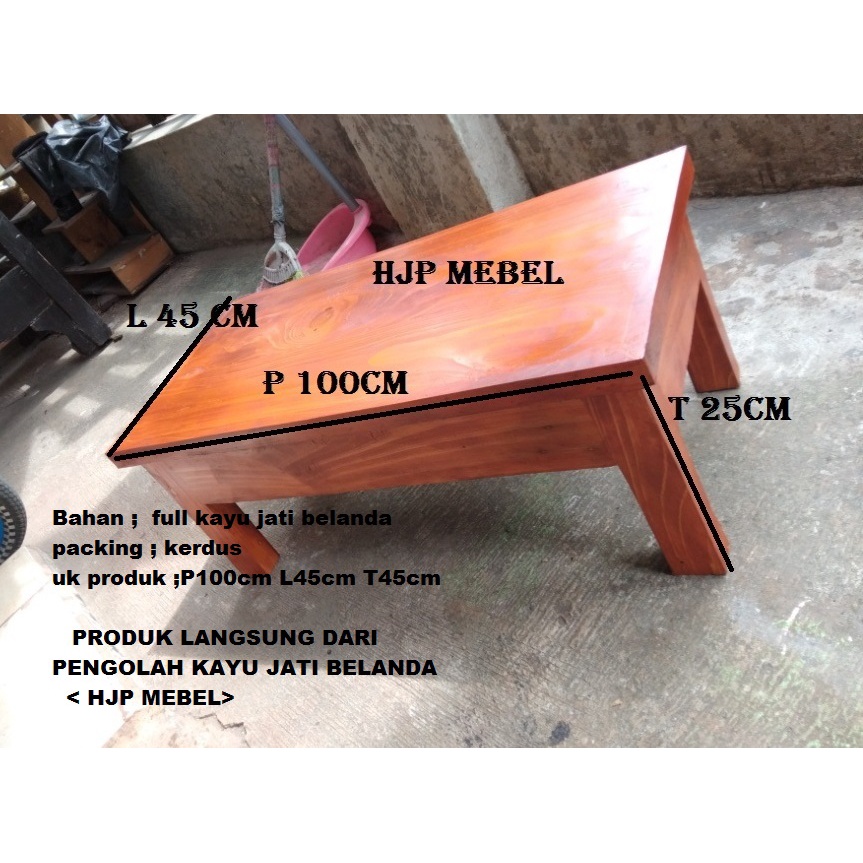 Jual MEJA LESEHAN FULL KAYU P100 L45 T25 JATI BELANDA MEJA BELAJAR MEJA ...