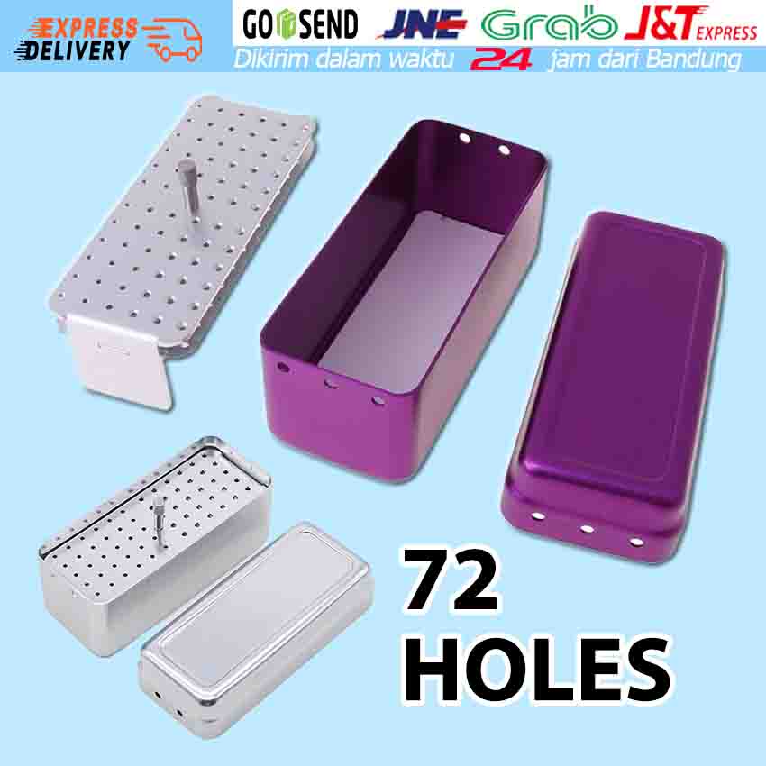 Jual Dental bur box kotak bur gigi highspeed / tempat bur high speed ...