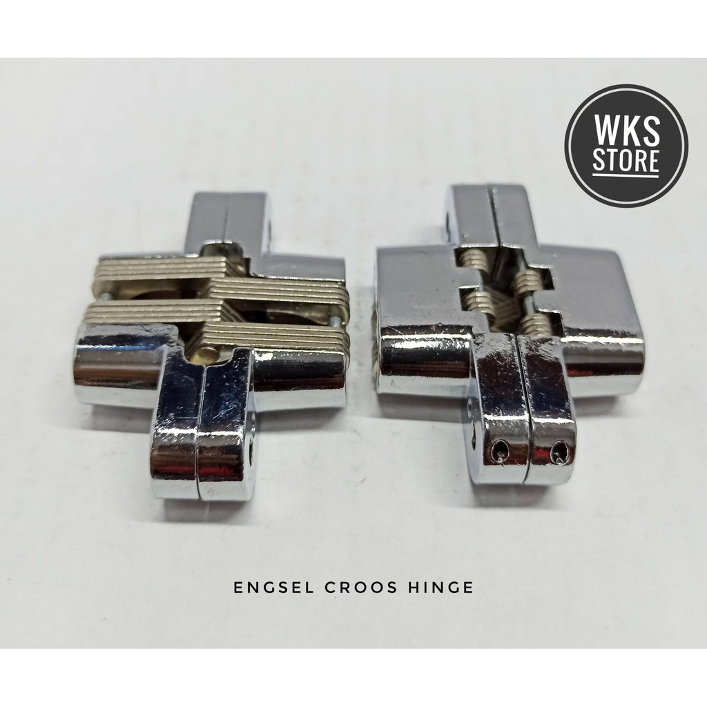 Jual Engsel Concealed Cross Hinge Engsel Meja Lipat S | Shopee Indonesia