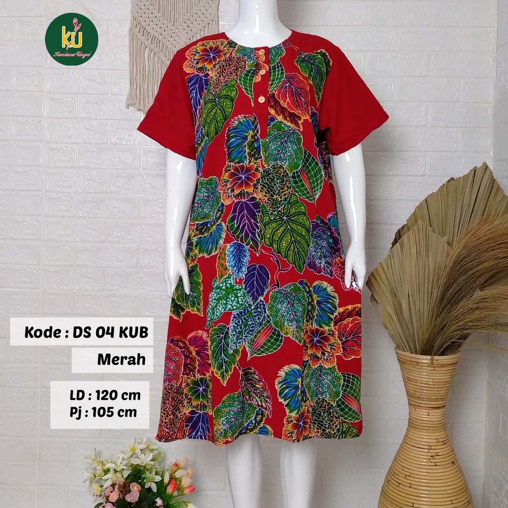 Jual COD DS 04 KUB DASTER BATIK KENCANA UNGU ASLI LABEL BIRU JUMBO LD ...