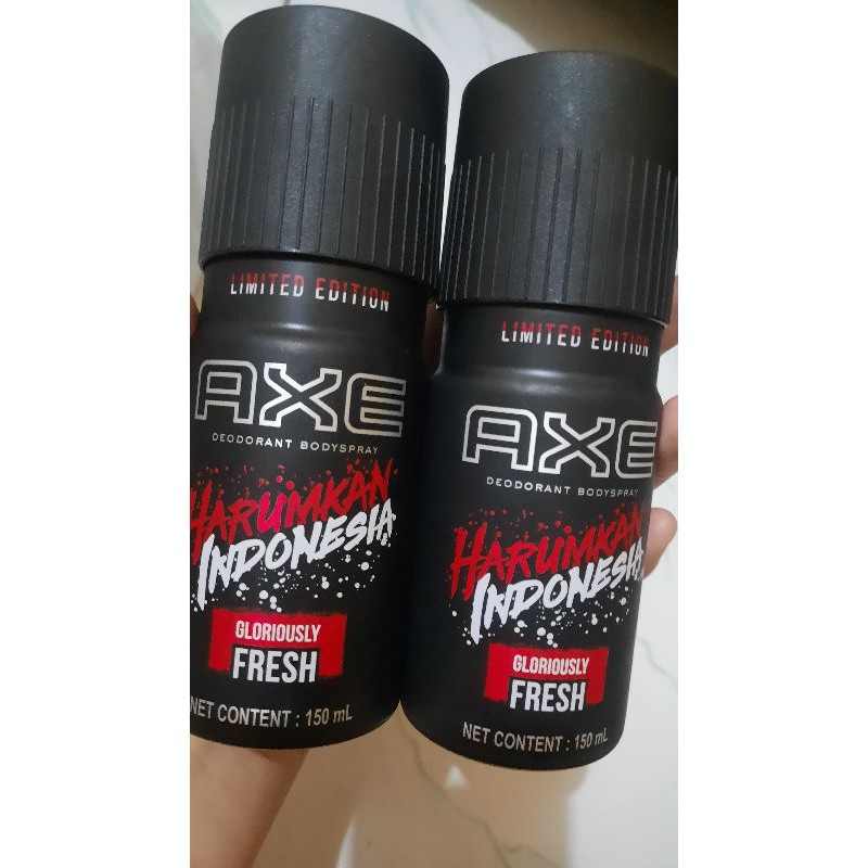 Jual axe limited edition merah putih parfum 150ml Indonesia|Shopee ...