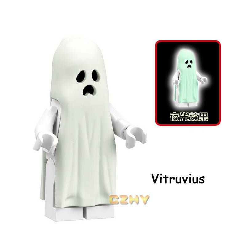 Jual Lego Casper Minifigure Ghost Hantu Mainan Anak Movie Film Goku ...