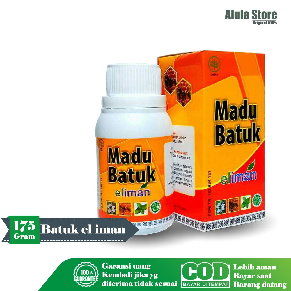 Jual OBAT HERBAL ALAMI MADU BATUK FLU PILEK DEMAM EL IMAN MADU BATUK ...
