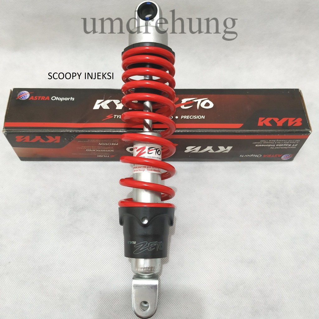 Jual KYB Kayaba Zeto Merah Shock Sok Sokbreker Scoopy Injeksi Spring ...