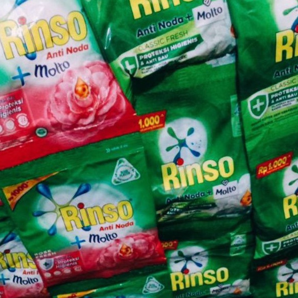 Jual DETERGEN BUBUK RINSO MOLTO SACHET 40gr - 1 RENCENG (6 Pcs ...