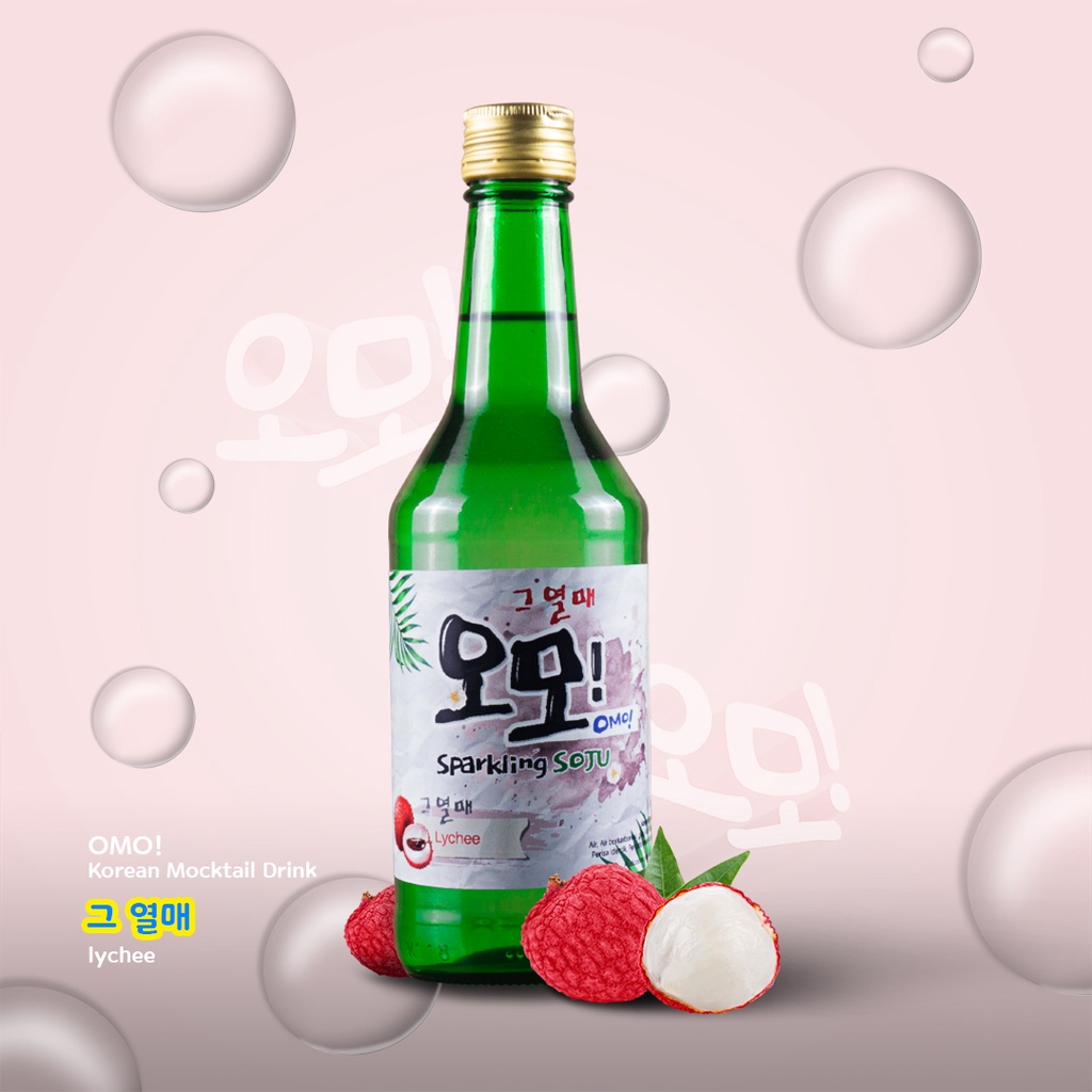 Jual Omo! korean mocktail drink rasa lychee Indonesia|Shopee Indonesia