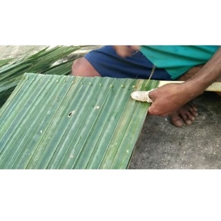 Jual Atap daun rumbia atap dahon atap gazebo natural | Shopee Indonesia