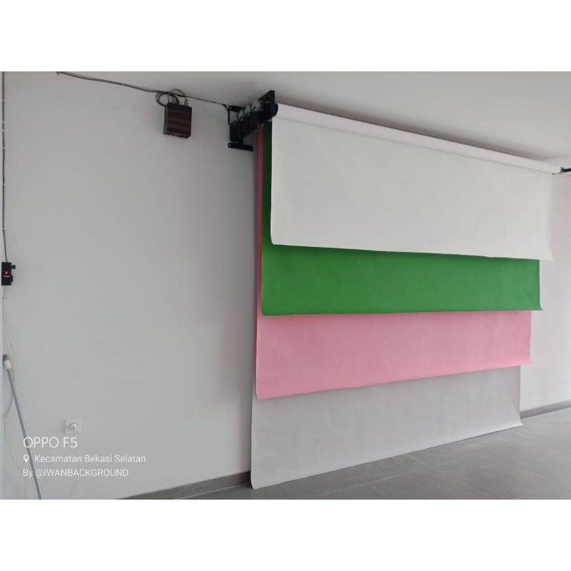Jual 4 bar roll elektrik background studio foto dgn panjang pipa 3.5m ...