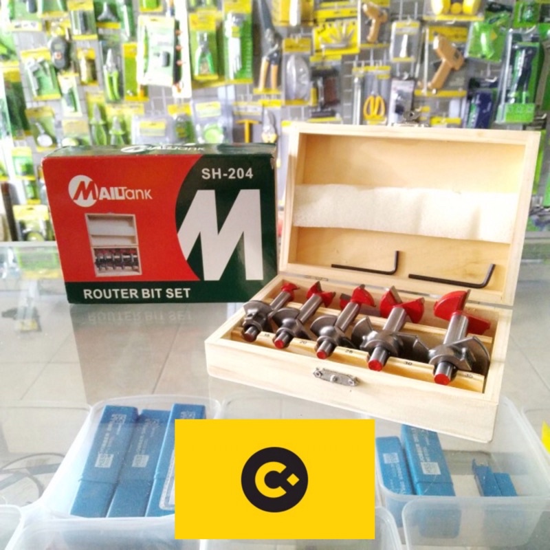 Jual MATA FORSTNER DRILL BIT ROUTER SET RRT ENGSEL SENDOK MESIN PROFIL ...