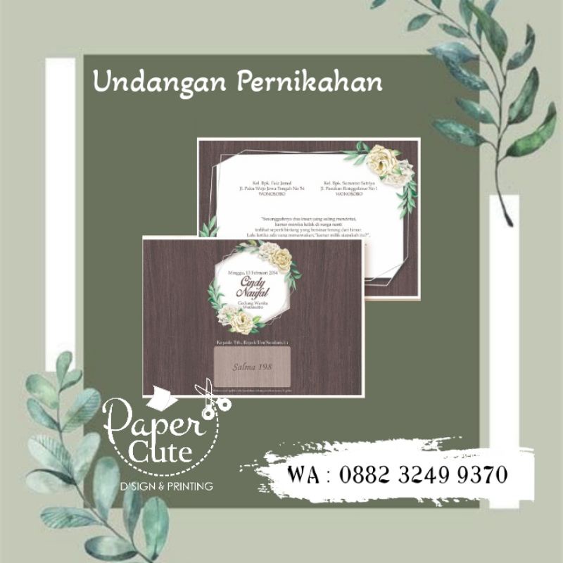 Jual Cetak Undangan Murah- Blangko Salma 198 | Shopee Indonesia Jual Cetak Undangan Murah- Blangko Salma 198 | Shopee Indonesia