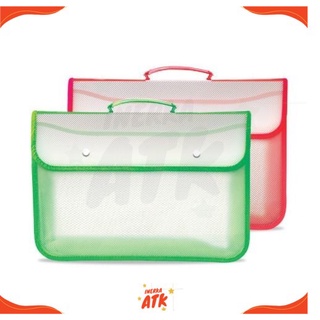 Jual Map Document / Tas Plastik Kancing Jinjing Dengan Gagang Map ...