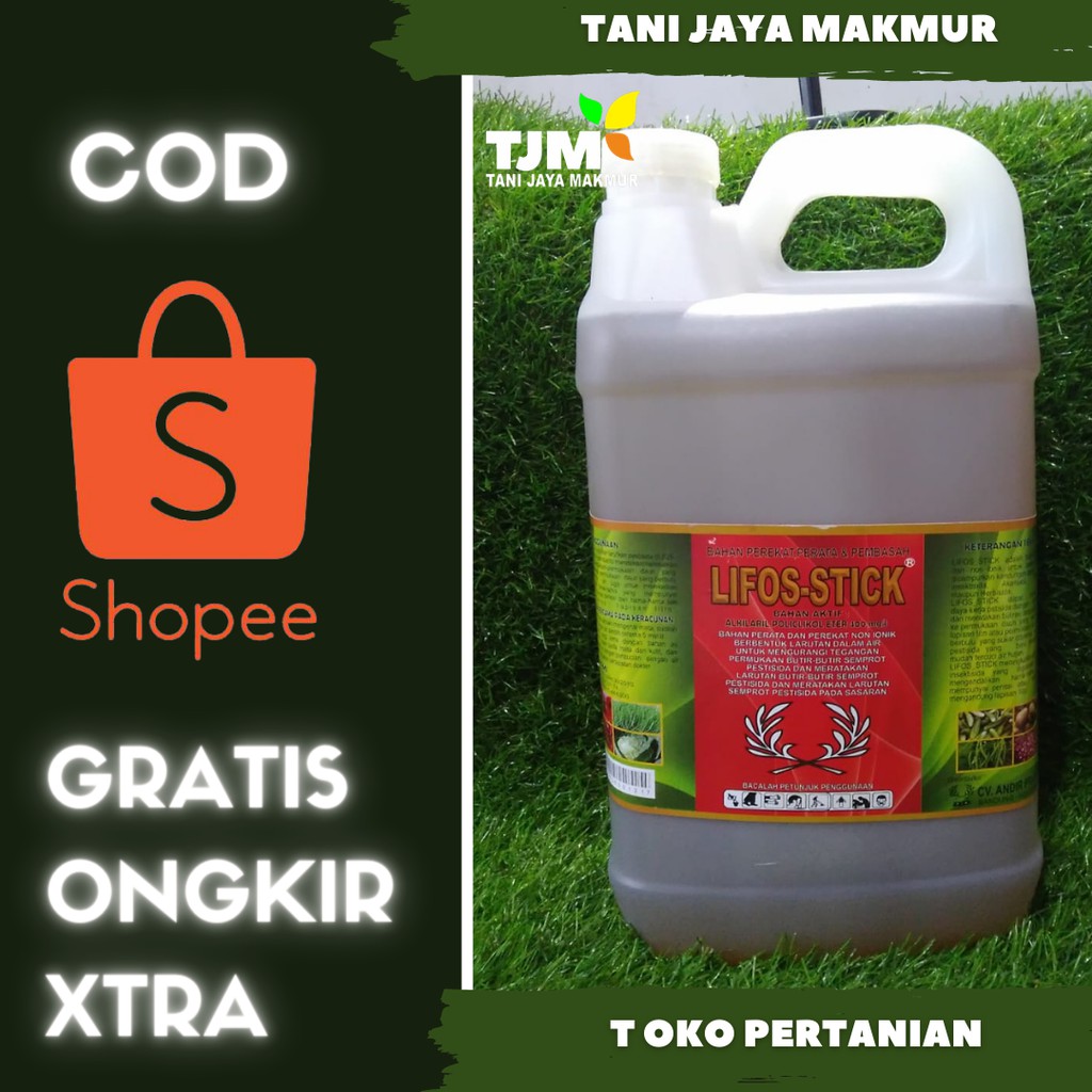 Jual LIFOSTICK 5L /PEREKAT/PEMBASAH/PENGEMULSI/PENEMBUS PESTISIDA PADA ...