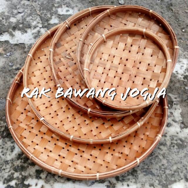 Jual Piring bambu bulat / piring bambu penyetan /piring bambu geprek ...