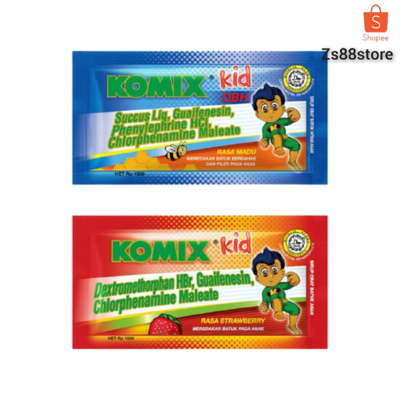 Jual KOMIX Kids Variant 1 Sachet @ 7ml | Shopee Indonesia
