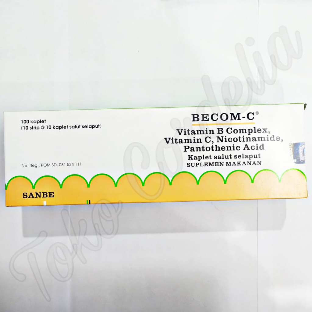 Jual Becom C Box isi 100 Kaplet Vitamin B Complex | Shopee Indonesia