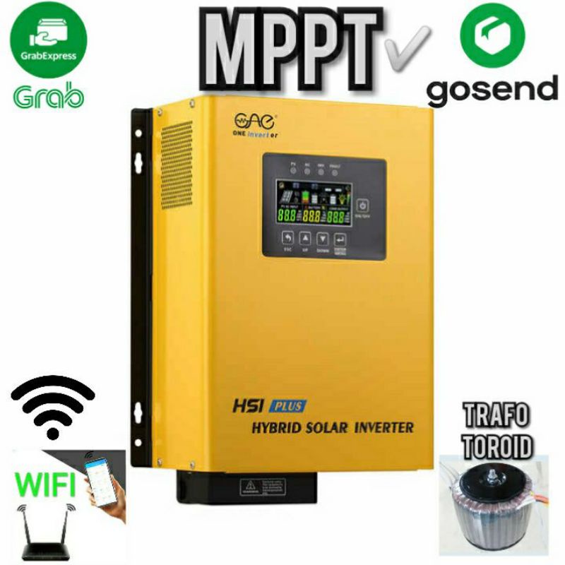Jual inverter hybrid LF One HSI Plus 1.5kVA 1200W 24V MPPT 40A trafo ...