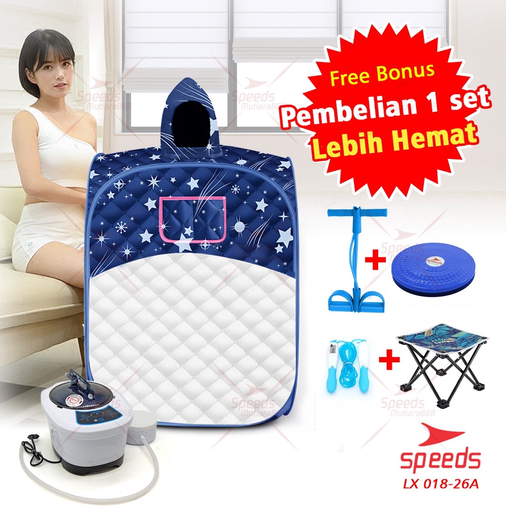 Jual SPEEDS Steam Sauna Portable Alat Pelangsing Tubuh Alat Sauna Room ...