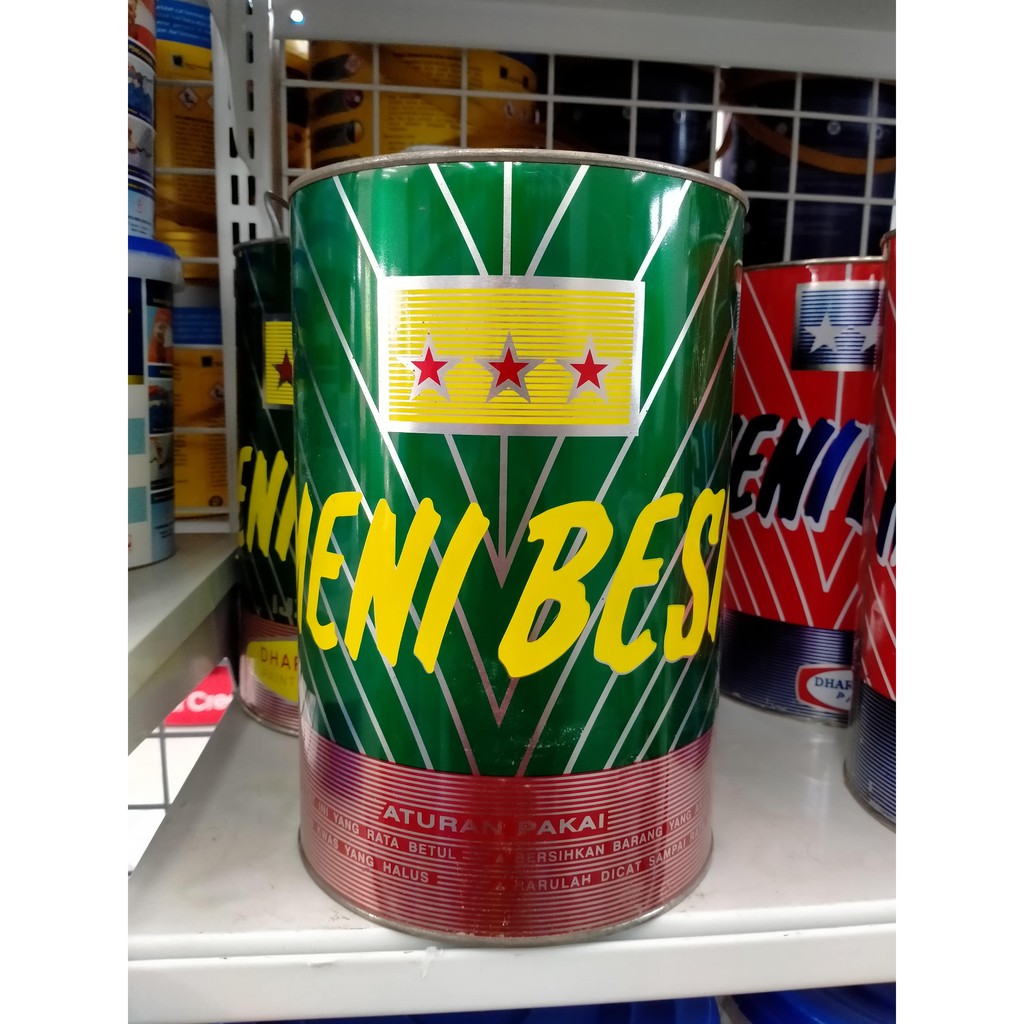 Jual CAT ANTI KARAT MENIE CAP BINTANG KALENG /MENI BESI / DEMPUL BESI 1 ...