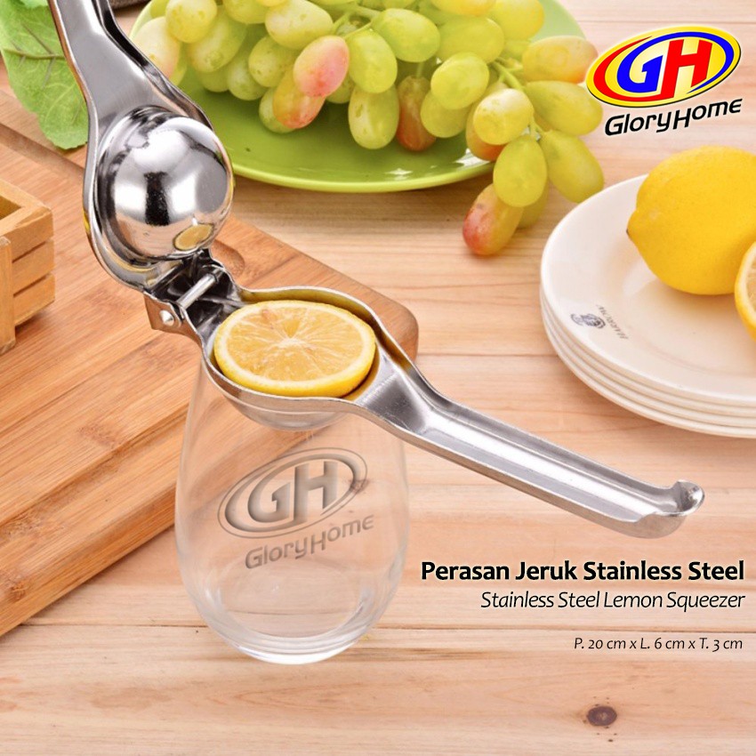 Perasan Lemon / Perasan Jeruk / Alat Pemeras Stainless Steel / Manual ...