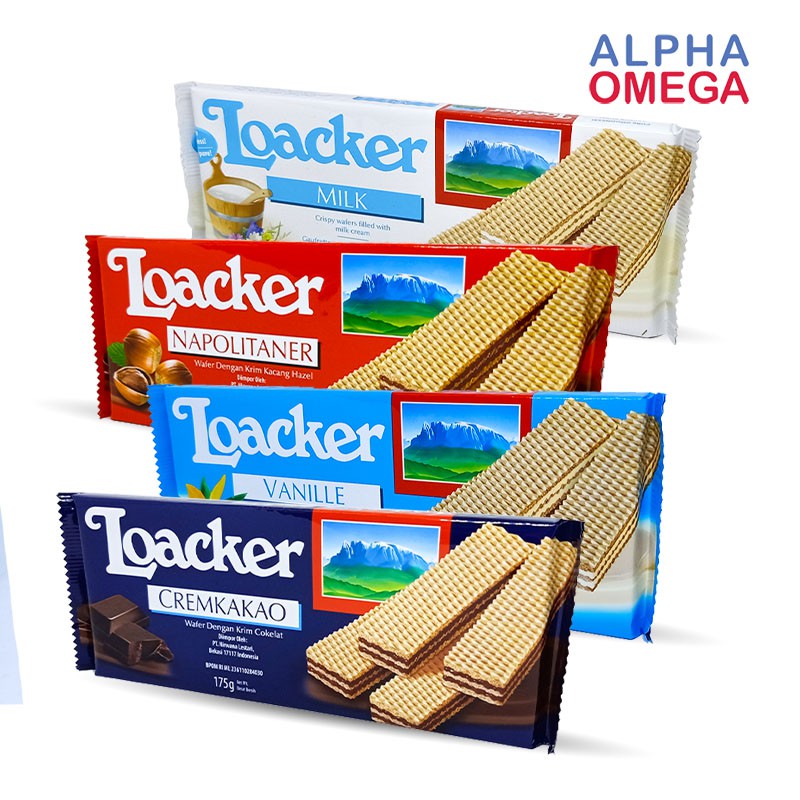 Jual PROMO CLEARANCE SALE !!! LOACKER CLASSIC WAFER 175 GRAM - SNACK ...